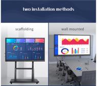 China 75 Inch All In One Interactive Whiteboard 4K Touch Screen for Teaching for sale