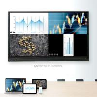 China Aluminum Alloy Infrared Touch Lcd Wall Mounted Interactive Whiteboard I3 I5 I7 for sale