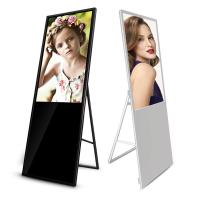 China Customizable 32 Inch Floor Standing 1080P LCD Digital Signage Display Portable Non Touch for sale
