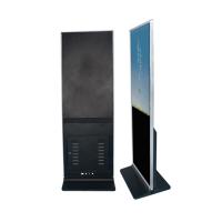China 55 Inch Portable LCD Advertising Floor Stand Kiosk With Wheels 1920x1080 Android 6.0 for sale