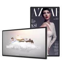 China 3mm Aluminium 43'' Digital LCD Display Restaurant Wall Menu Boards Remote Controled for sale