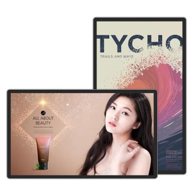 China 3mm Aluminium 43'' Digital LCD Display Restaurant Wall Menu Boards Remote Controled for sale