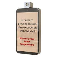 China 2.5W HD Ai Infrared Thermometer With Face Recognition Dustproof for sale