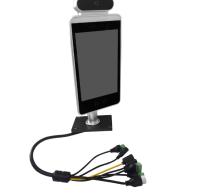 China 8 Inch Infrared Body Temperature Measurement Kiosk Face Recognition 2M Distance for sale