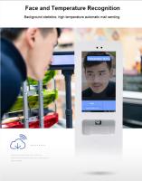 China Android OS A64 Automatic Hand Sanitizer Dispenser Advertising Kiosk 220v for sale
