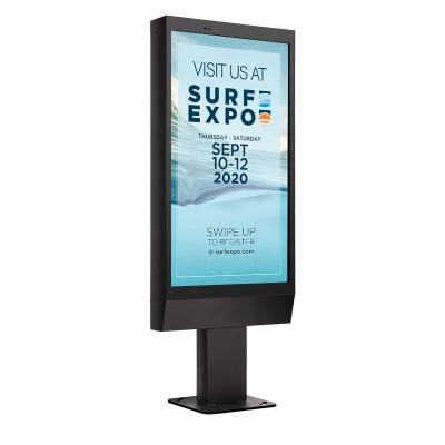 China 55 Inch 2500nits Outdoor LCD Digital Advertising Display IP65 Waterproof Signage for sale