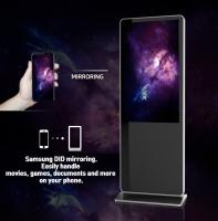 China 400cd Advertising Floor Standing Digital Signage Display Kiosk Adjustable for sale