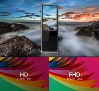 China 400cd Advertising Floor Standing Digital Signage Display Kiosk Adjustable for sale
