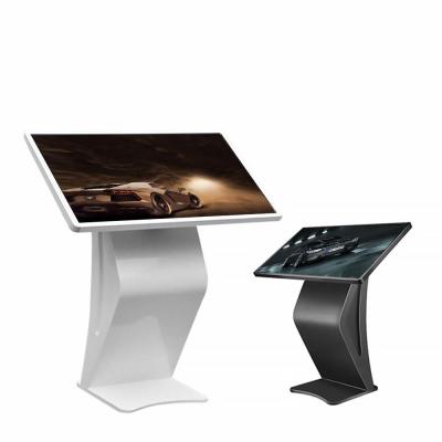 China 55 Inch Android Touch Screen Kiosk 1080P Capacitive Touch Floor Standing Display for sale