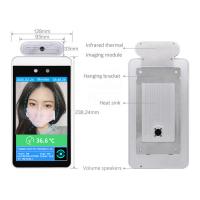 China 8 Inch AI Face Recognition Thermal Camera Screen Infrared Body Temperature Measurement Device for sale