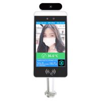 China 8 Inch AI Face Recognition Thermal Camera Screen Infrared Body Temperature Measurement Device for sale