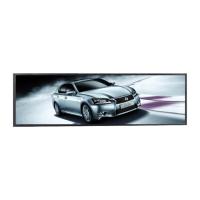 China 19 Inch Ultra Long Digital Advertising Lcd Stretched Bar Display for sale