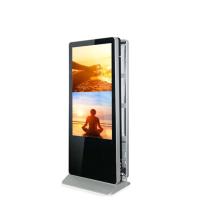 China 3000cd/M2 Double Side Portable Digital Signage Display 49 55 Inch for sale
