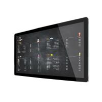China Horizontal Vertical 450nits Wall Mount LCD Menu Board For Restaurant for sale