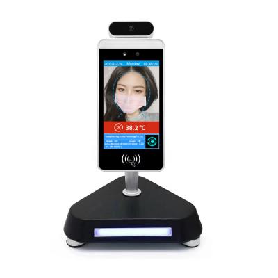 China 8 Inch IPS AI Face Thermal Imaging Thermometer With Face Recognition for sale