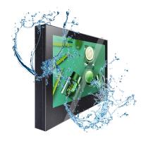 China 4K FHD IP65 Waterproof Wall Mounted LCD Digital Signage With Capacitive Touch for sale