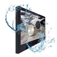 China 4K FHD IP65 Waterproof Wall Mounted LCD Digital Signage With Capacitive Touch for sale