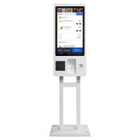 China 32 Inch 350cd/m2 Interactive Touch Screen Self Ordering Kiosk with POS System for sale