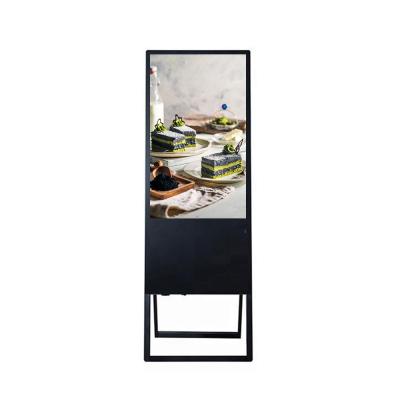 China Android 6.0 43 Inch 400cd/M2Portable Digital Signage Floor Standing for sale