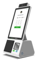 China 21 inch Floor Standing Portable Self Service Payment Kiosk with 1920x1080 Resolution for Shopping Mall for sale