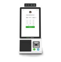 China 21 inch Floor Standing Portable Self Service Payment Kiosk with 1920x1080 Resolution for Shopping Mall for sale