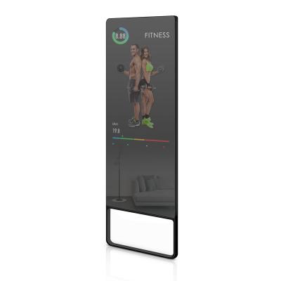 China 43 Inch Fitness AI Smart Mirror with Motion Sensor for Home Exercise Digital Signage for sale