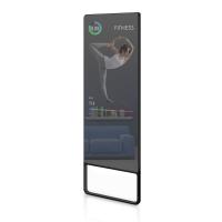 China 43 Inch Fitness AI Smart Mirror with Motion Sensor for Home Exercise Digital Signage for sale