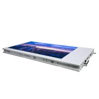 China 55 Inch Hanging Double Sided Commercial Digital Signage Display 3500cd/m2 Ultra High Brightness for Window for sale
