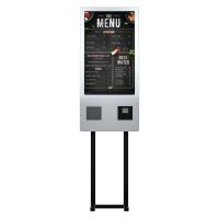China 32 Inch Restaurant Electronic Self Ordering Machine Sef - Service Bill Payment Kiosk for sale