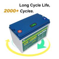 China 200Ah 300Ah 100Ah 12V 32700 lifepo4 battery pack LCD Power Display Smart BMS for sale
