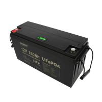 China lithium iron phosphate battery 150ah lifepo4 cells 12v LED Display for sale