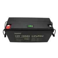 China lithium iron phosphate battery 150ah lifepo4 cells 12v LED Display for sale