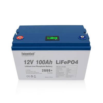 China Lifepo4 Golf Battery Solar RV Rechargeable 100ah 12v lithium lifepo4 battery for sale