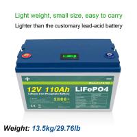 China 12v 110Ah Lifepo4 Golf Cart Battery Deep Cycle for sale