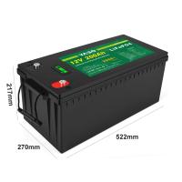 China 12V 200Ah Yacht Solar Lifepo4 Battery Marine RV Golf Cart UPS for sale