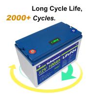 China Rechargeable Lifepo4 Battery 12v 300ah 100Ah 200Ah Bms For Solar Golf Carts for sale