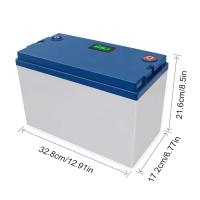 China Rechargeable Lifepo4 Battery 12v 300ah 100Ah 200Ah Bms For Solar Golf Carts for sale