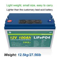 China 24V 36V 48V 72V 12v 100ah Lifepo4 Battery Pack Built-In BMS Lead Acid Lithium Iron for sale