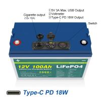 China 100ah Lifepo4 12v Battery Packs Solar Bms BOATS UPS Golf Carts for sale