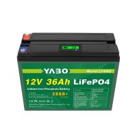 China 12V 36Ah Lifepo4 Battery For Solar Storage Energy Deep Cycle for sale