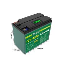 China Ferrous Phosphate Lithium Iron Lifepo4 Battery 12v 42ah Deep Cycle for sale