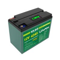 China Ferrous Phosphate Lithium Iron Lifepo4 Battery 12v 42ah Deep Cycle for sale