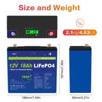 China 10ah 15ah 18ah 22ah Lifepo4 Rechargeable Battery 12v Lifepo4 Ebike Battery for sale
