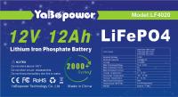China Lithium Ion Lifepo4 Rechargeable Battery 12.8V 12v 12ah Lifepo4 Battery Pack 4S2p for sale
