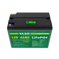 China 12V 40Ah Lifepo4 Rechargeable Battery Cells For Solar Management System for sale