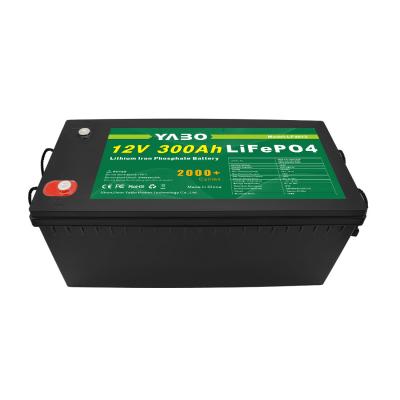China Longer lifespan 12v 300Ah Discharge Current Lifepo4 Battery With Prominent Capacity for sale