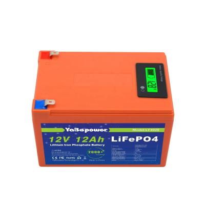 China CE Certificated 12v 12Ah Discharge Current 6A Lifepo4 Battery With Prominent Capacity for sale