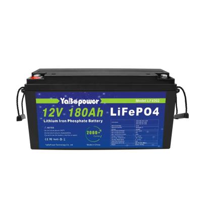 China High-Standard Certification and Guaranteed Quality  Lifepo4 12v180Ah Lithium ion Battery For Hybrid system for sale