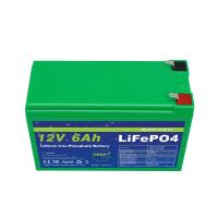 China Smart BMS 12v 6ah Lifepo4 Battery Pack Deep Cycle 2000 Cycles for sale