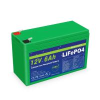China Smart BMS 12v 6ah Lifepo4 Battery Pack Deep Cycle 2000 Cycles for sale